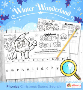 Christmas Phonics Sound Search | EYFS And KS1 Phonics Activity