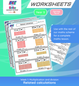 Year 3 | Related Calculations Worksheets | Year 3 Multiplication And ...