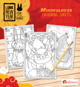Year Of The Rabbit Mindfulness Colouring Pages | Lunar New Year EYFS KS1