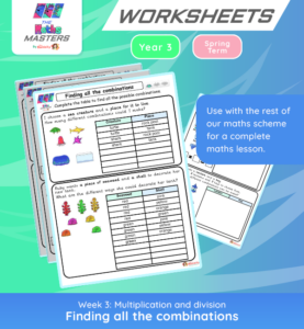 Year 3 | Finding All The Combinations (Multiplication And Division ...
