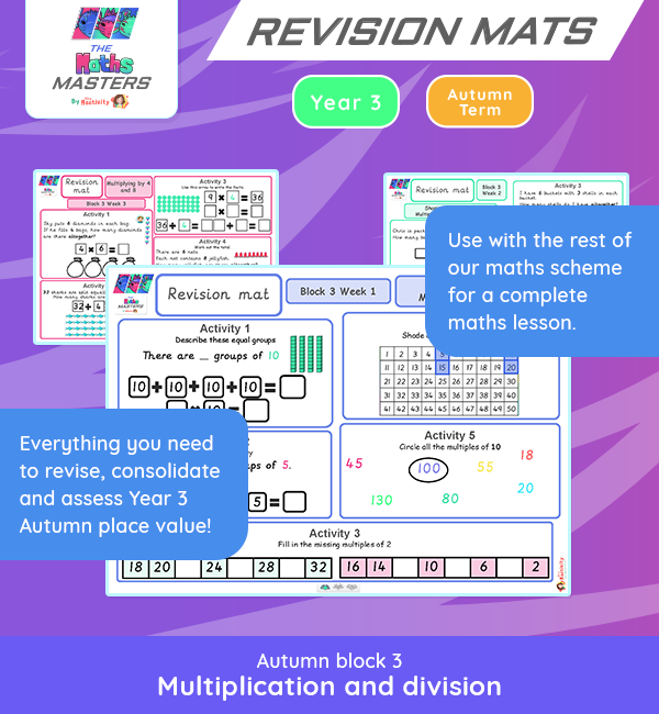 Year 1 | Summer Block 1 Multiplication And Division Assessment | Year 1 ...