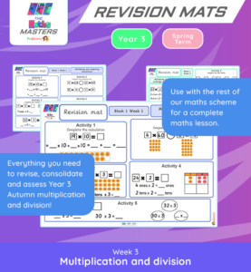 Year 3 | Multiplication And Division (Spring Term) Revision Mats ...