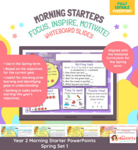 Year 2 Morning Starter PowerPoints | No-Prep Daily Activities