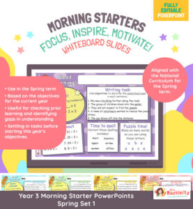 Year 3 Morning Starter Activities | No-Prep Daily Activities