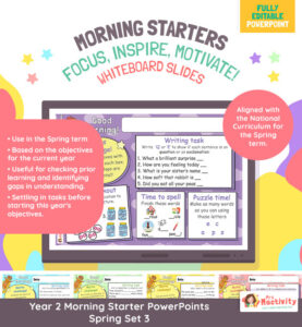 Year 2 Morning Starter PowerPoints | No-Prep Daily Activities