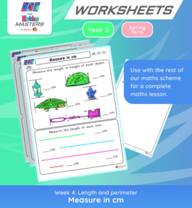 Year 3 | Measure In CM Worksheets | Year 3 Length And Perimeter Worksheets