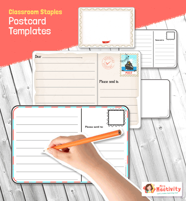 Postcard Writing Template Postcard Resources EYFS KS1 KS2