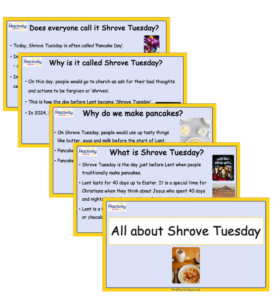 Pancake Day PowerPoint For EYFS And KS1 - Shrove Tuesday Information Slides