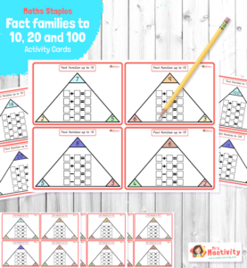 Fact Families To 10, 20 And 100 Activity Cards | Fact Family Resources KS1