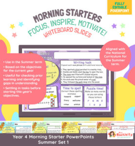 Morning Starters For EYFS, KS1 & KS2 – Daily PowerPoints & Activities