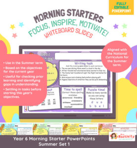 Morning Starters For EYFS, KS1 & KS2 – Daily PowerPoints & Activities