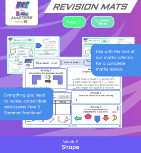 Year 3 | Shape (Summer Term) Revision Mats Resource Pack | Year 3 Shape ...