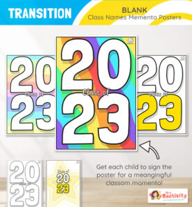 End Of Year Pupil Name And Year Poster | End Of Year Pupil Cards