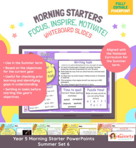 Morning Starters | Time-Saving Activities For EYFS, KS1 & KS2