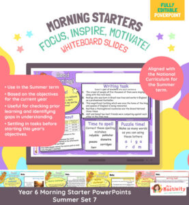 Morning Starters | Time-Saving Activities For EYFS, KS1 & KS2