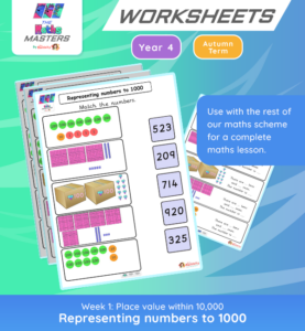 Year 4 | Representing Numbers To 1000 Worksheets | Year 4 Place Value ...