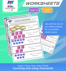 Year 4 | Counting And Using Thousands Worksheets | Year 4 Place Value ...