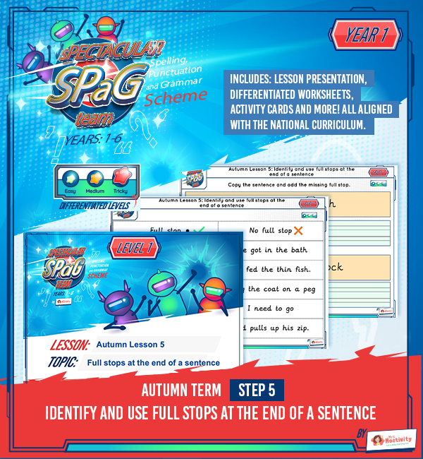 Spectacular Spelling And Grammar Resources For KS1 And KS2 | Mrs Mactivity