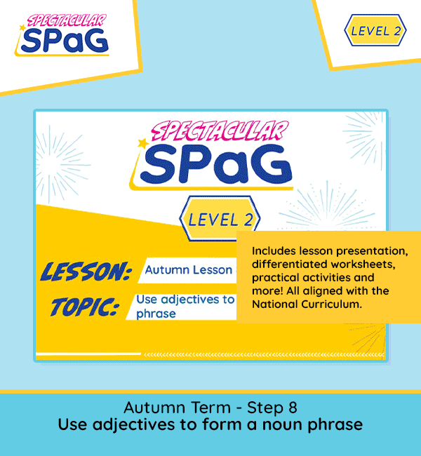 Year 2 SPaG Worksheets And Lesson Plans – Autumn Term