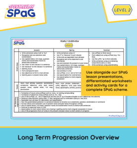 SPaG Scheme Year 2 Long Term Progression Overview | SPaG Scheme Of Work