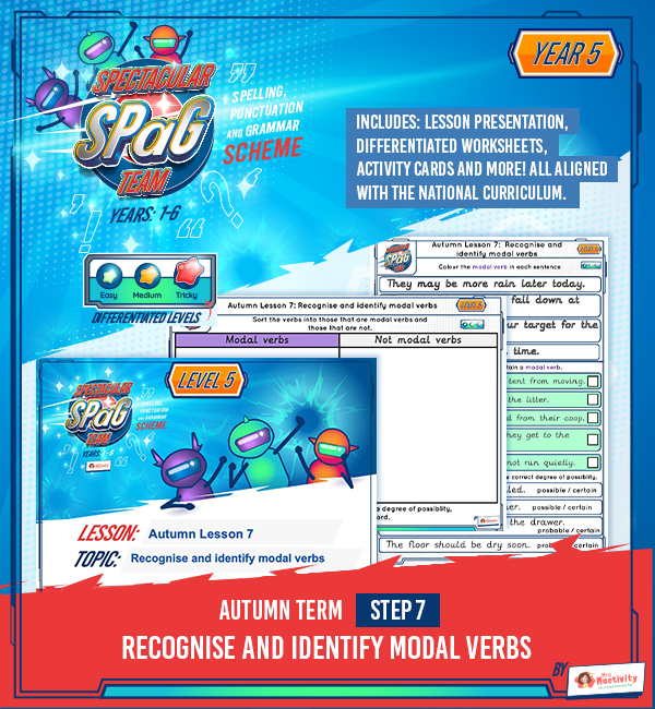 Year 5 SPaG Scheme - Autumn | Planning, Slides, Resources, Assessment