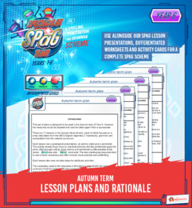 SPaG Scheme Year 6 - Autumn Term - Lesson Plans And Rationale | SPaG ...