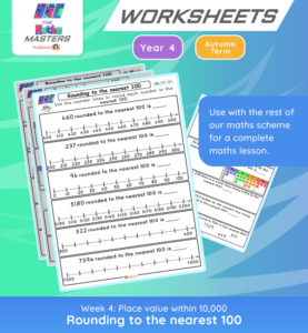 Year 4 Rounding To The Nearest 100 Worksheets | Place Value