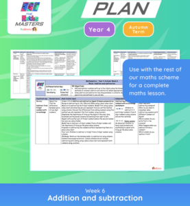 Year 4 | Addition And Subtraction Lesson Plan | Autumn Block 1 Week 6