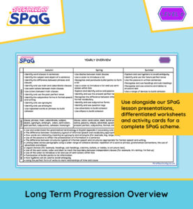 SPaG Scheme Year 6 Long Term Progression Overview | SPaG Scheme Of Work