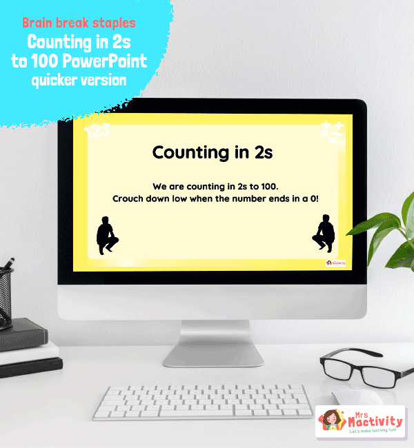 Counting In 2s To 100 PowerPoint Activity - Quicker Version | Mrs Mactivity
