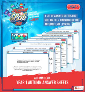 Year 1 SPaG Autumn Term | Mrs Mactivity