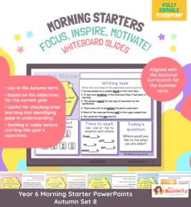 Morning Starters | Time-Saving Activities For EYFS, KS1 & KS2