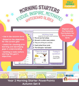 Year 2 Morning Starter PowerPoints Autumn Week 8 KS1