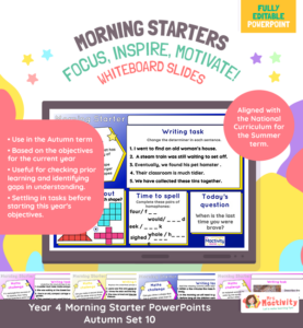 Morning Starters | Time-Saving Activities For EYFS, KS1 & KS2
