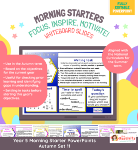 Morning Starters | Time-Saving Activities For EYFS, KS1 & KS2