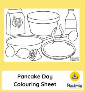 Pancake Day Colouring Sheet For EYFS And KS1 - Shrove Tuesday Classroom ...