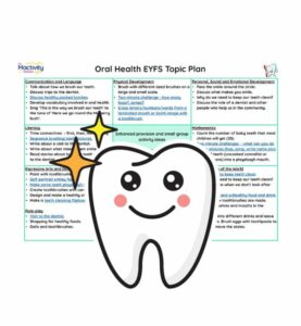 Teeth And Oral Health Resources For EYFS