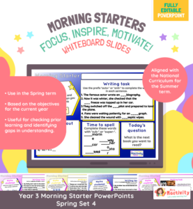 Year 3 Morning Starter Activities | Mrs Mactivity