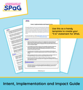 Intent Implementation Impact SPaG Guide For KS1 And KS2