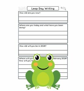 Leap Day Writing Activity | Mrs Mactivity