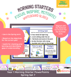 Year 1 Morning Starter PowerPoints Spring Term Set 7 | KS1 Morning ...