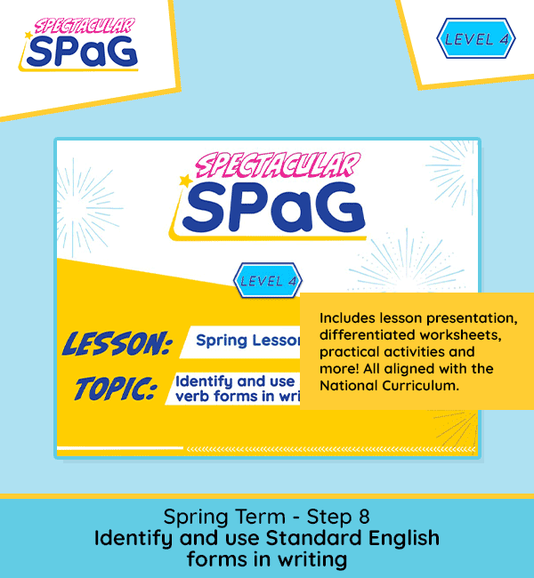 Year 4 SPaG Scheme – Spring Term Grammar Lessons & Worksheets