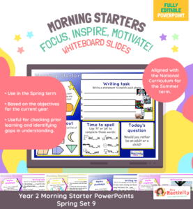 Year 2 Morning Starter PowerPoints Spring Term Set 9 – KS1 Early ...