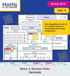 Year 4 Maths Revision Mats | White Rose Progression