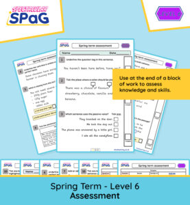 Learning Booster! SPaG Scheme Year 6 End Of Spring Term Assessment
