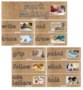 Enhance Your Mark Making Area With EYFS Display Labels