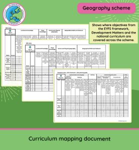 Geography Curriculum Mapping Document – EYFS To KS2