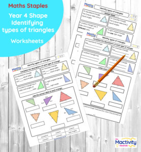 Year 4 Triangle Worksheets – Identify Types Of Triangles