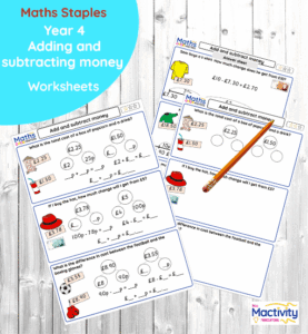 Year 4 Money Worksheets – Adding And Subtracting Money Word Problems