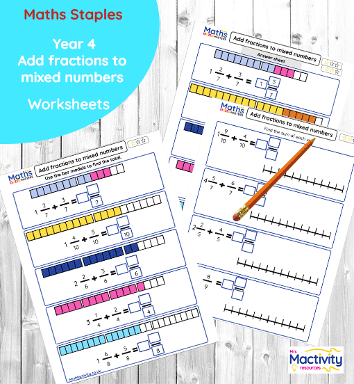 Fractions Resources, Worksheets, Lesson Plans | Mrs Mactivity